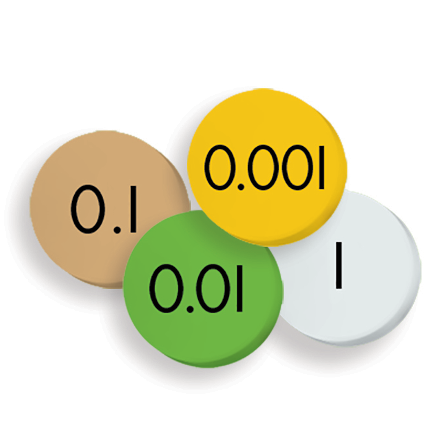 Sensational Math™ Place Value Discs: 4-Value Decimals to Whole Numbers ...