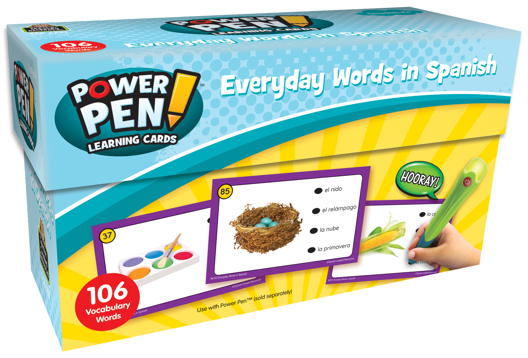 Power Pen® Learning Cards: Everyday Words in Spanish – School Crossing ...