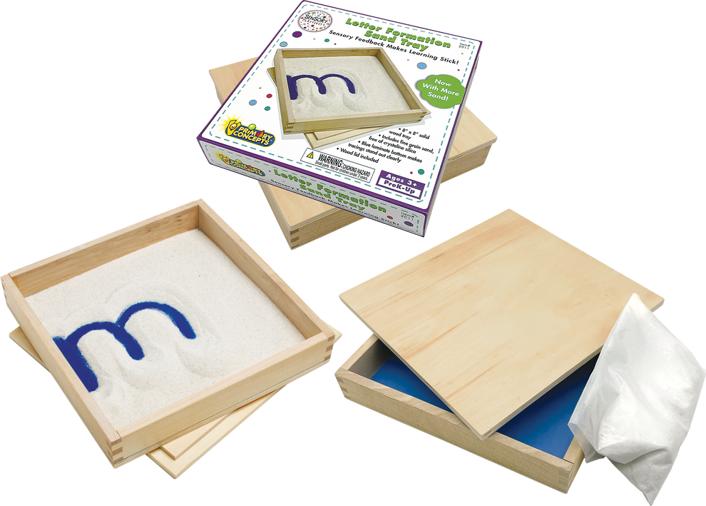 Sensory Playtivity™ Letter Formation Sand Trays (Set of 4) – School ...