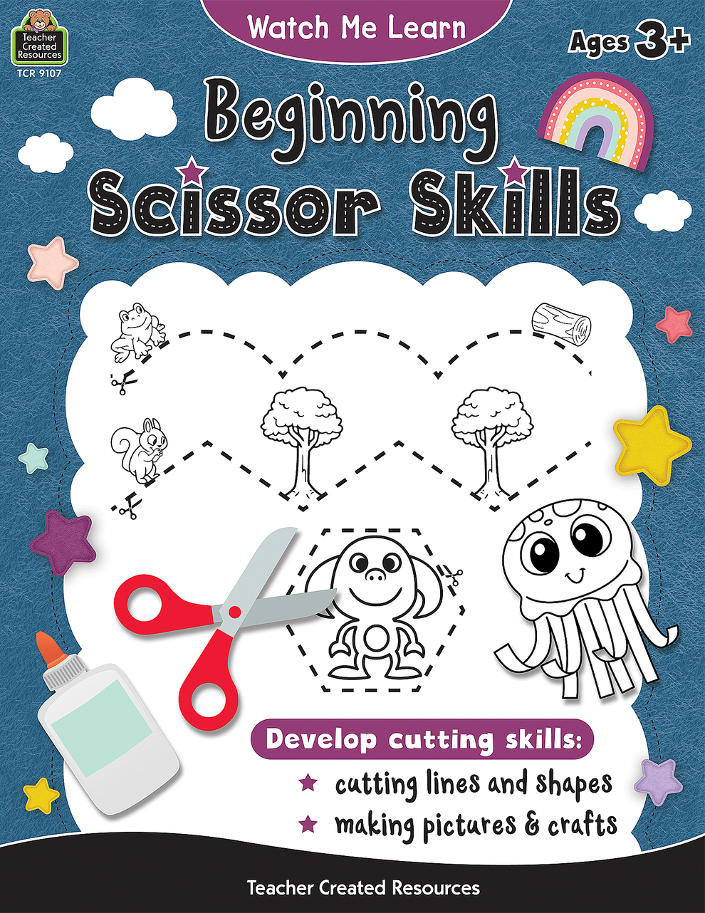 Watch Me Learn: Beginning Scissor Skills – School Crossing & Toy Station