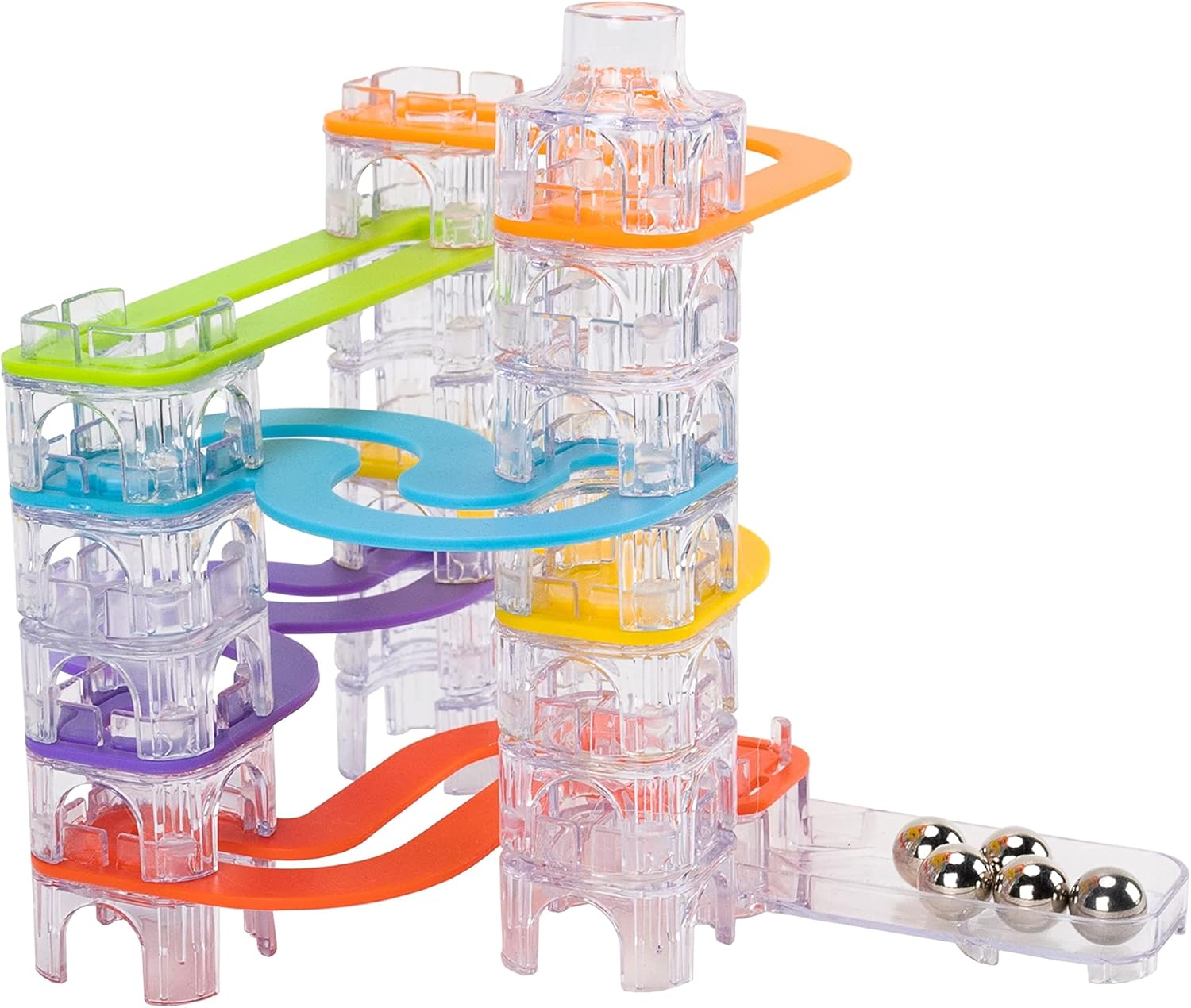 Trestle Tracks Marble Run Starter Set – School Crossing & Toy Station
