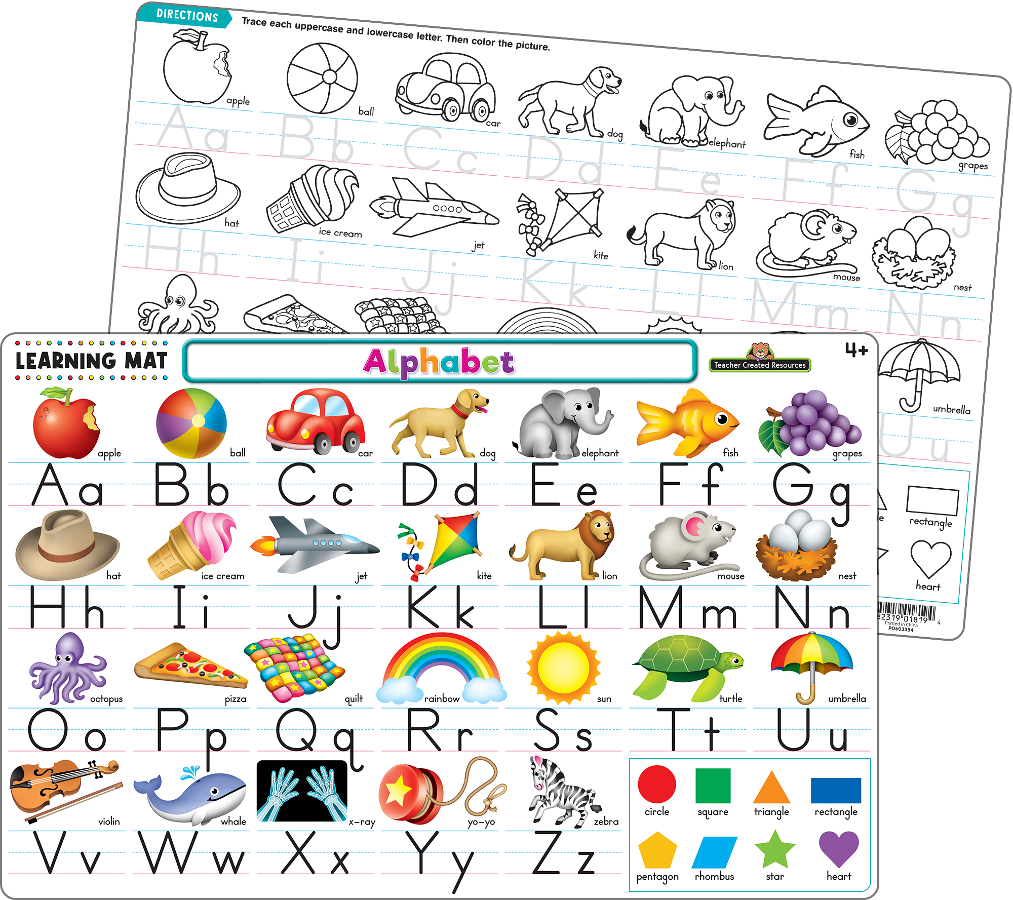 Alphabet Learning Mat – School Crossing & Toy Station